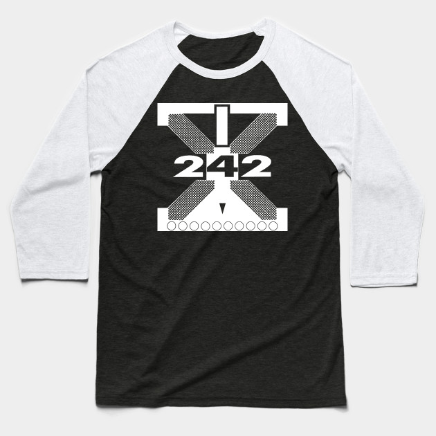 Front 242 ††† Logo Tribute Design - Front 242 - Baseball T-Shirt ... Front 242 ††† Logo Tribute Design - Front 242 - Baseball T-Shirt ...